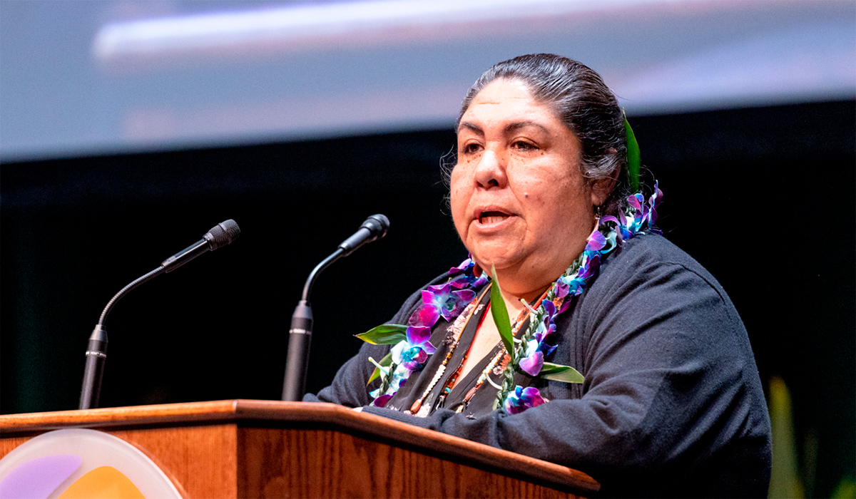 Opening by Corrina Gould (Lisjan Ohlone), the Chair and Spokesperson ...